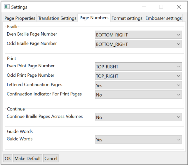Manual | BrailleBlaster